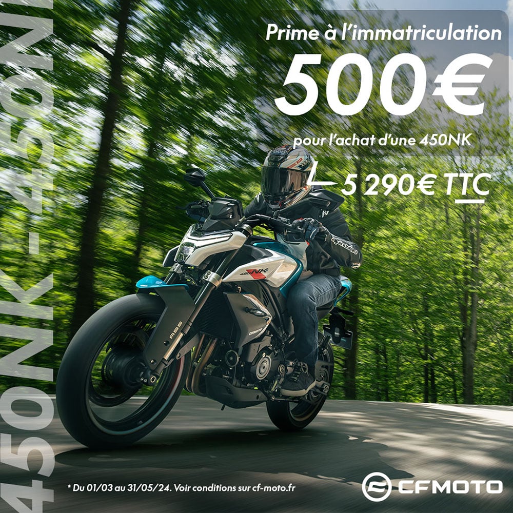 Toutes les offres moto CFMOTO France
