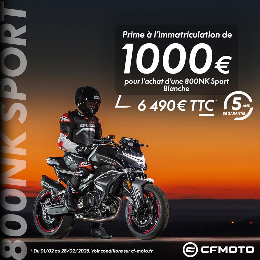 Toutes les offres moto CFMOTO France