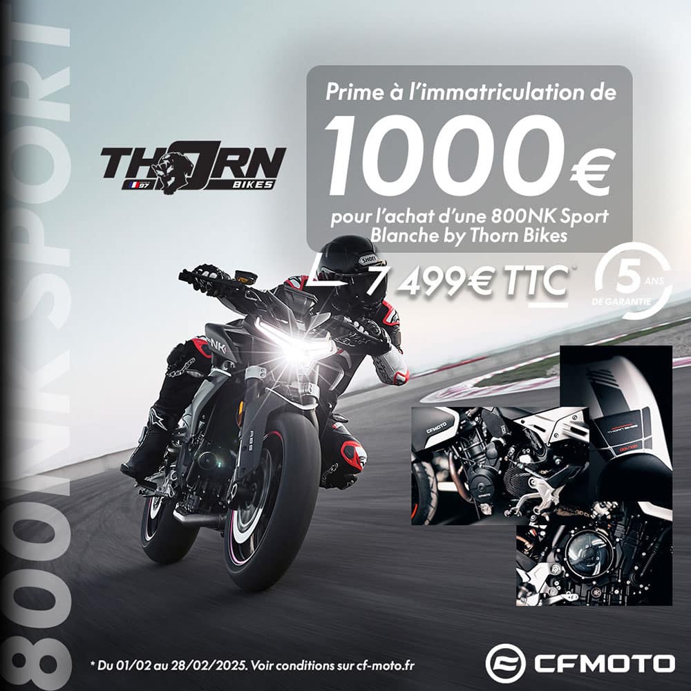 Toutes les offres moto CFMOTO France